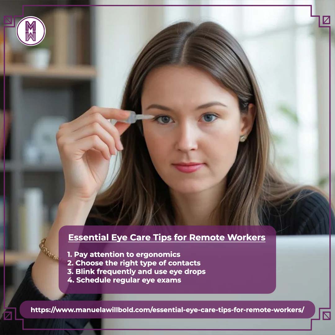 4 Eye Care Tips for Remote Workers: Screen Time & Safety